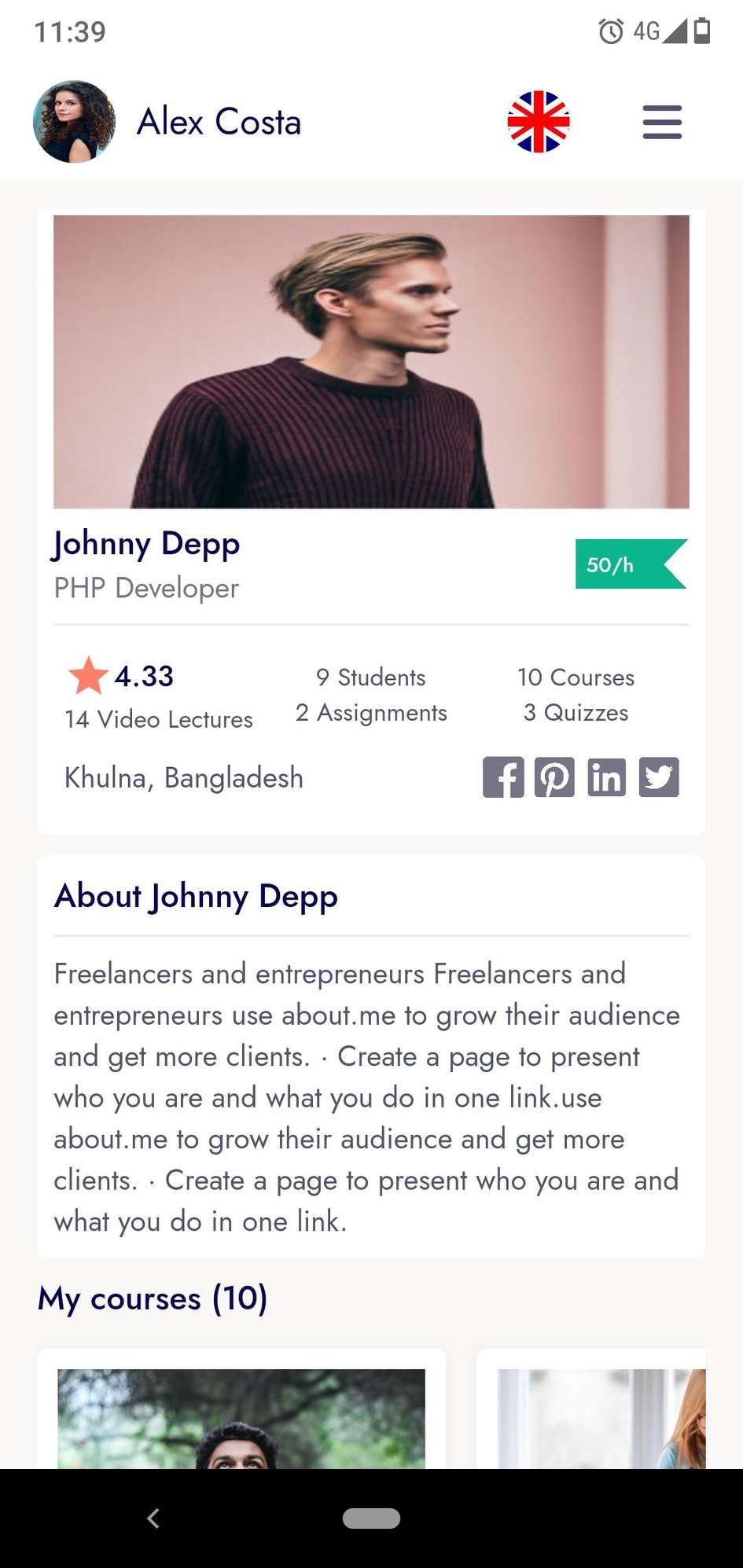 LMSZAI Mobile App - Learning Management App | Flutter App by zainiktheme